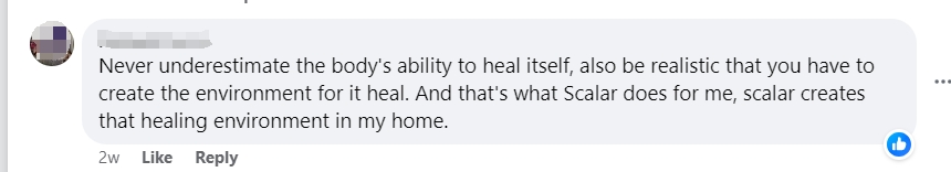 Scalar creates that healing environment in my home. - Scalar Reviews